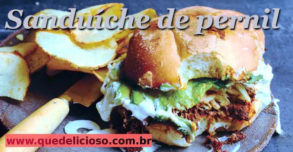 Como fazer um sanduíche de pernil — Que Delicioso